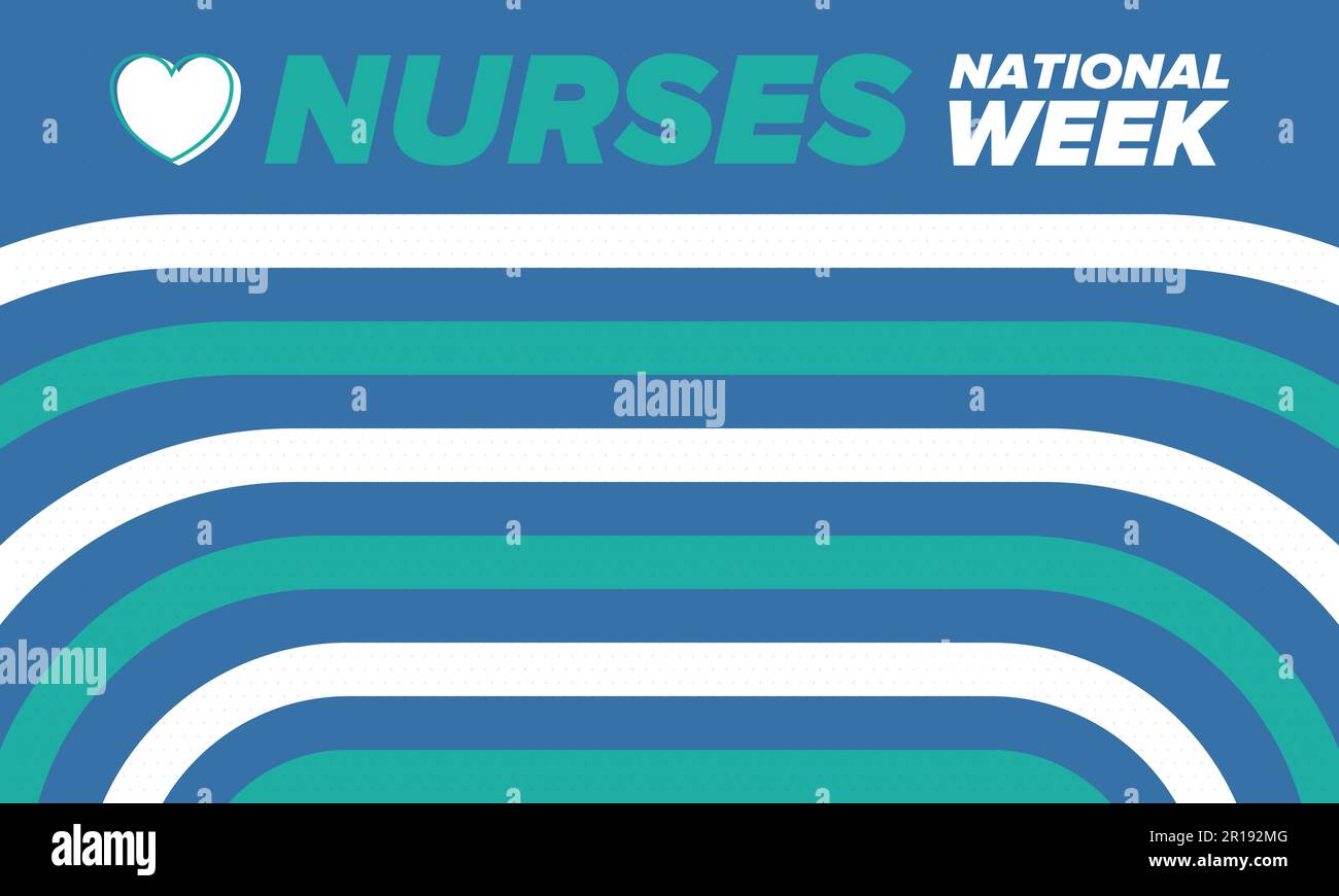National Nurses Week. Thank you nurses. Medical and health care ...