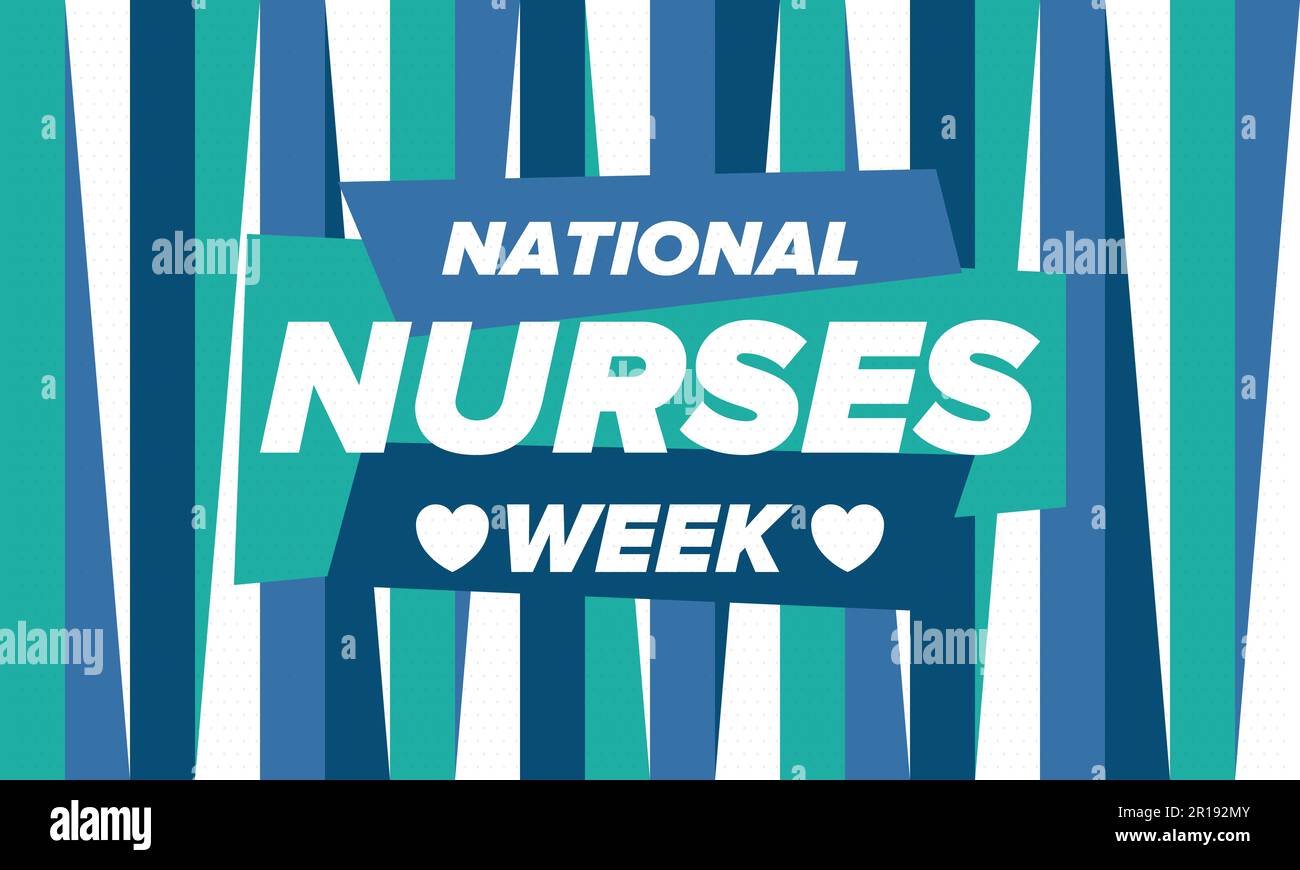 National Nurses Week. Thank you nurses. Medical and health care ...