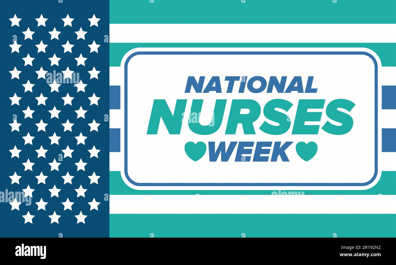 National Nurses Week. Thank you nurses. Medical and health care ...