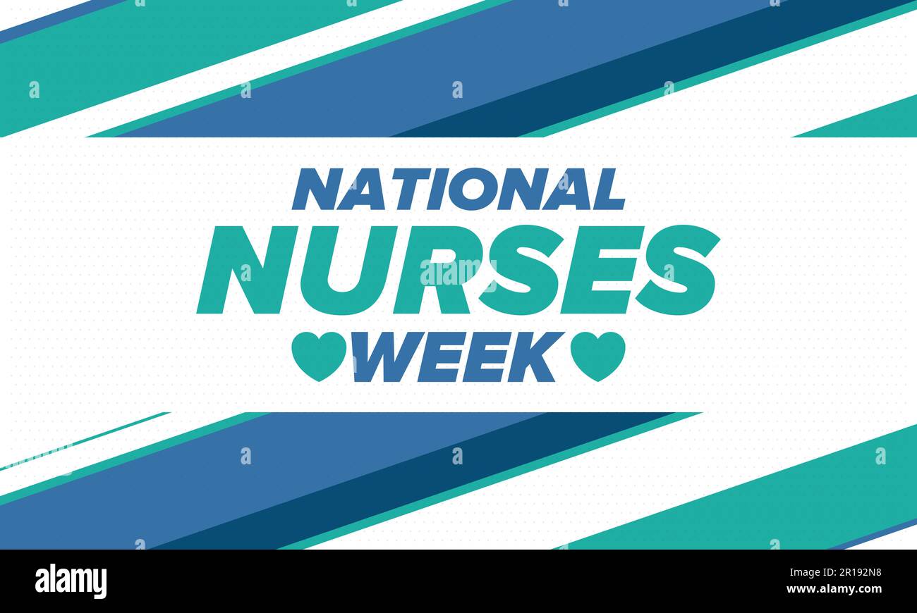 National Nurses Week. Thank you nurses. Medical and health care ...