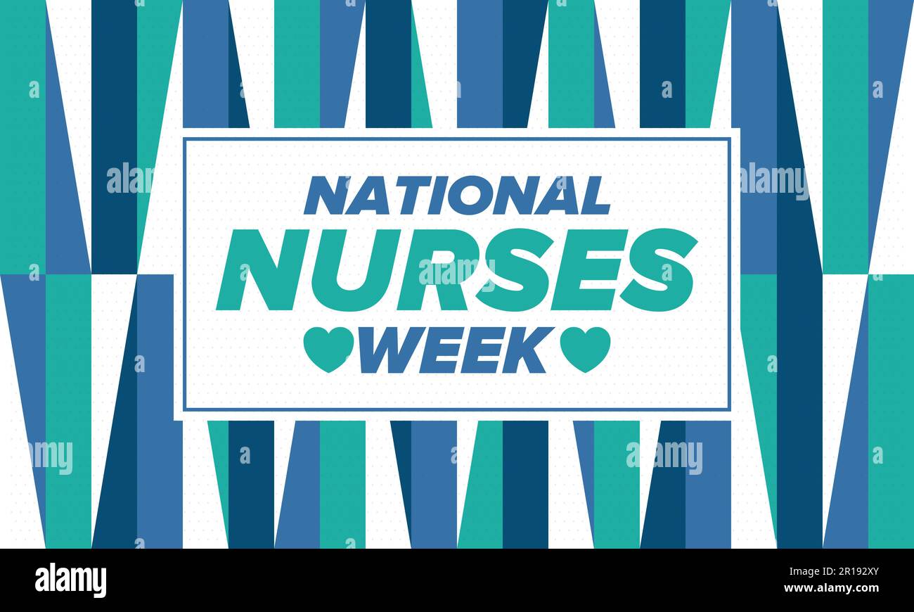 National Nurses Week. Thank you nurses. Medical and health care. Fighters against viruses and ...