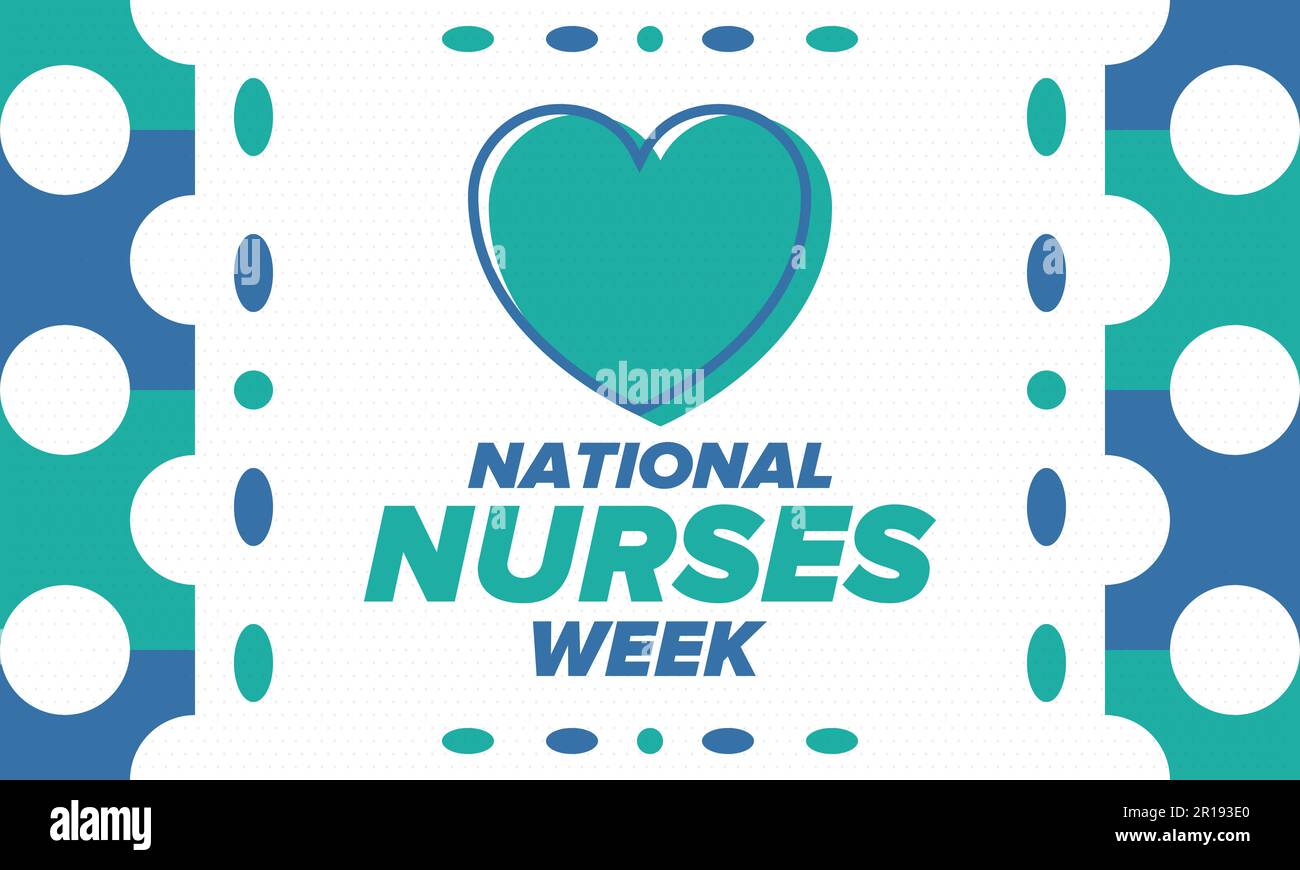 National Nurses Week. Thank you nurses. Medical and health care ...
