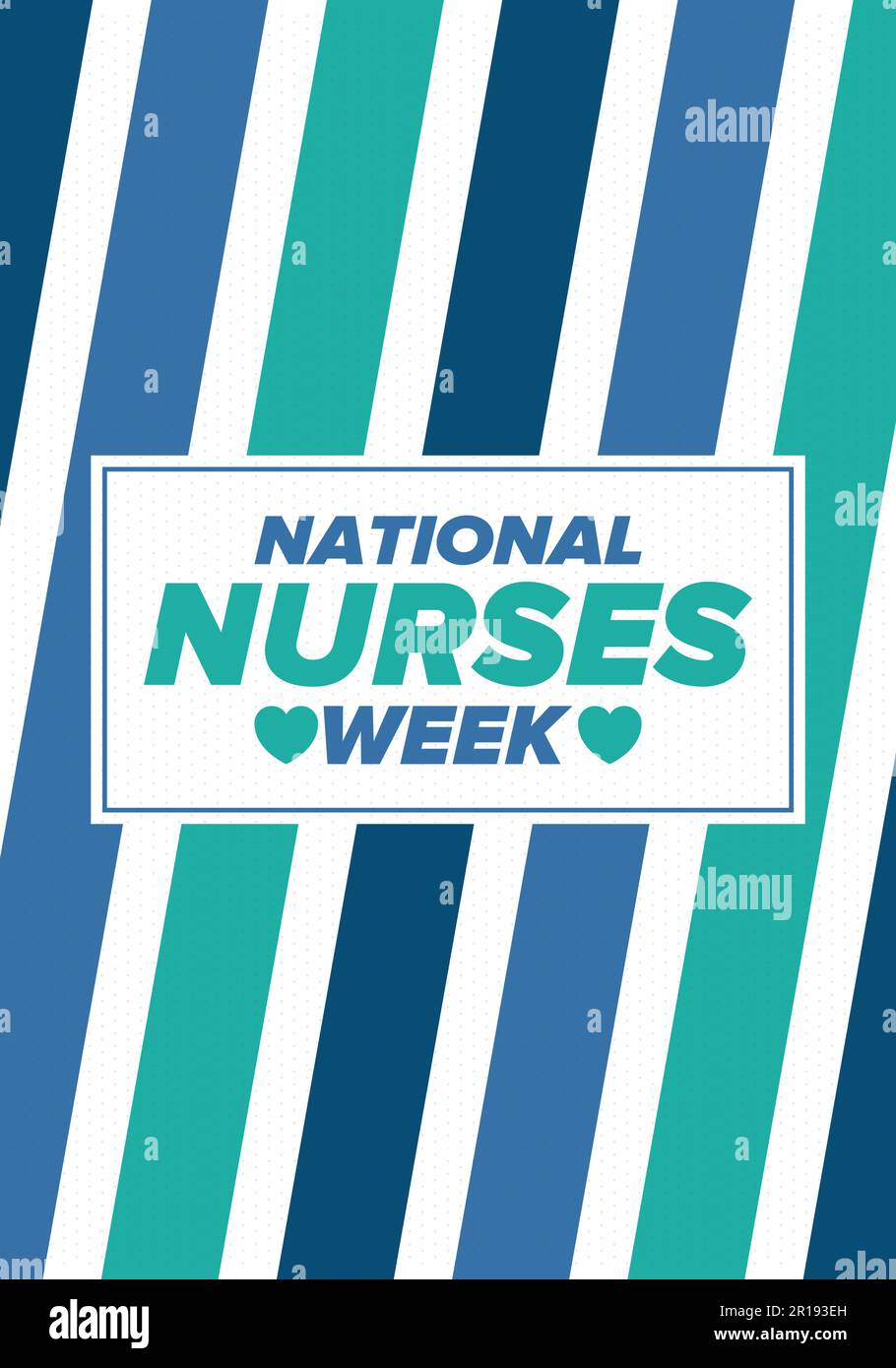 National Nurses Week. Thank you nurses. Medical and health care ...