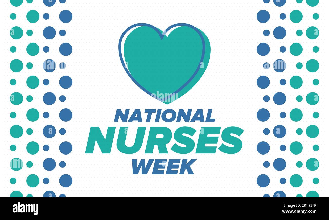 National Nurses Week. Thank you nurses. Medical and health care ...