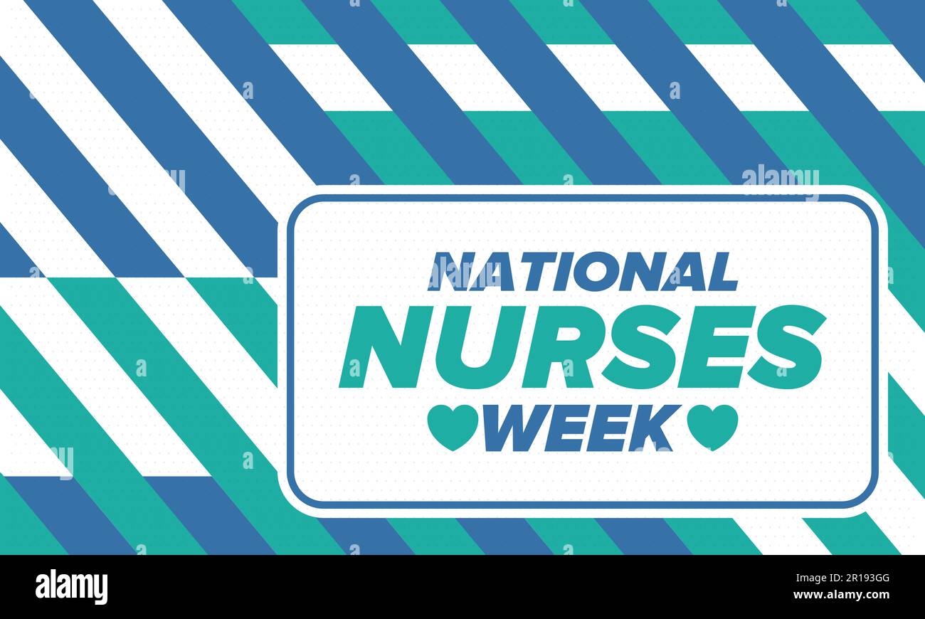 National Nurses Week. Thank you nurses. Medical and health care ...