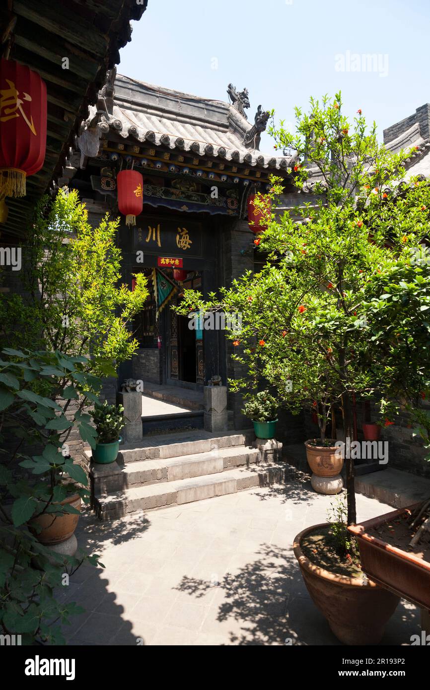 Sunny open air courtyard at Hui Wu Lin museum (according to tourist ...