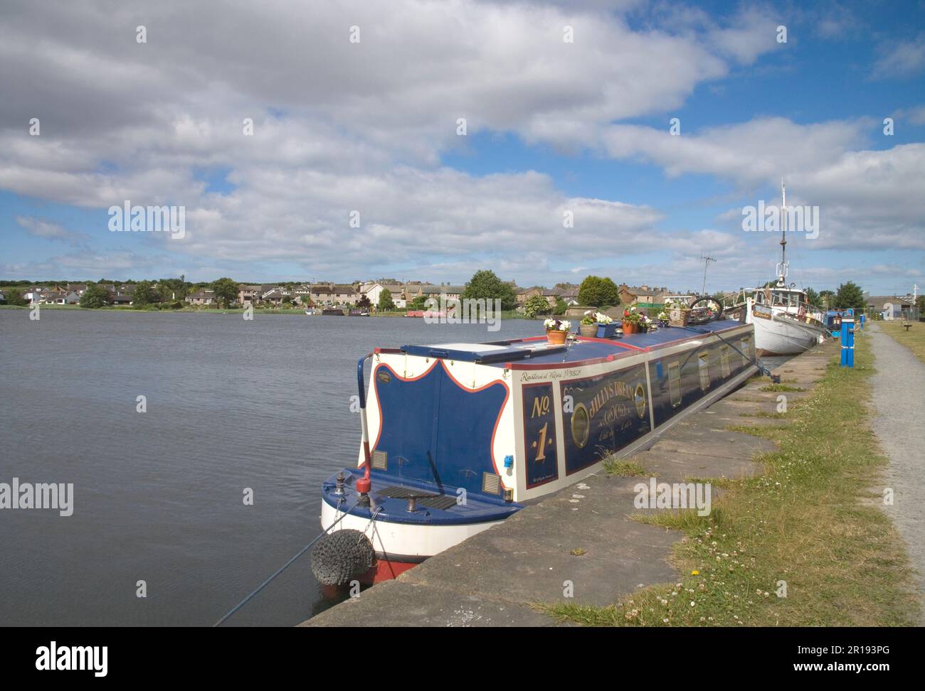 boats moored in Glasson yacht basin on the lancashire coast Stock Photo ...