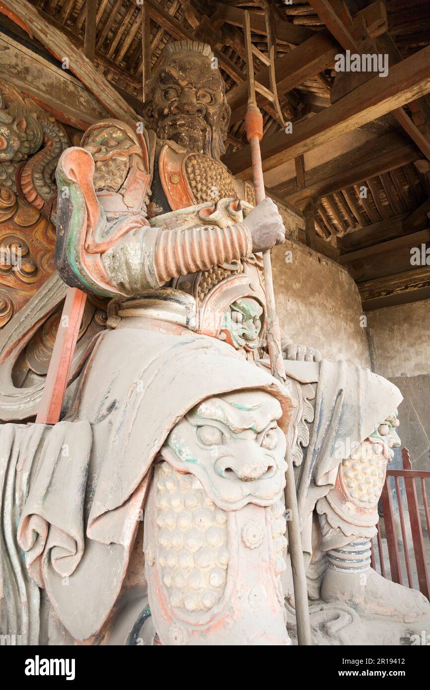 Terracotta clay Deities / Gods / God statue angry and war like figure ...