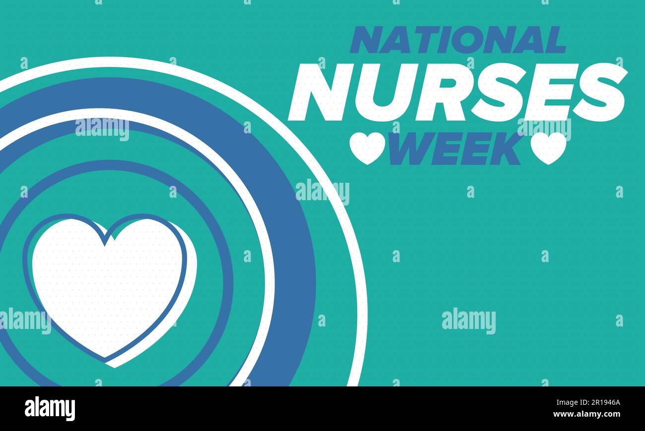 National Nurses Week. Thank you nurses. Medical and health care ...