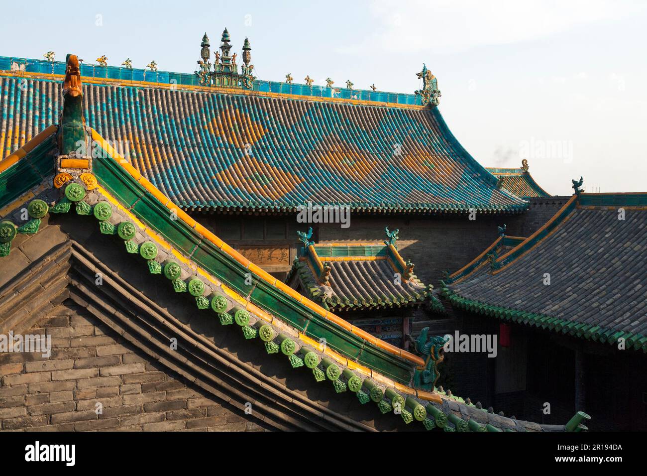 Chinese style tiered roof / roofs at The Temple of the City God of ...