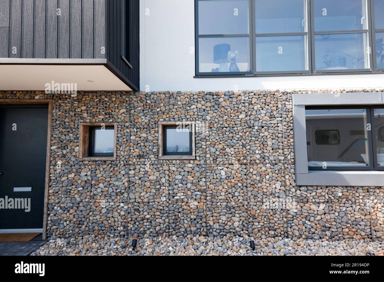 Close-up of a contemporary seafront house on Beach Street, Deal ...
