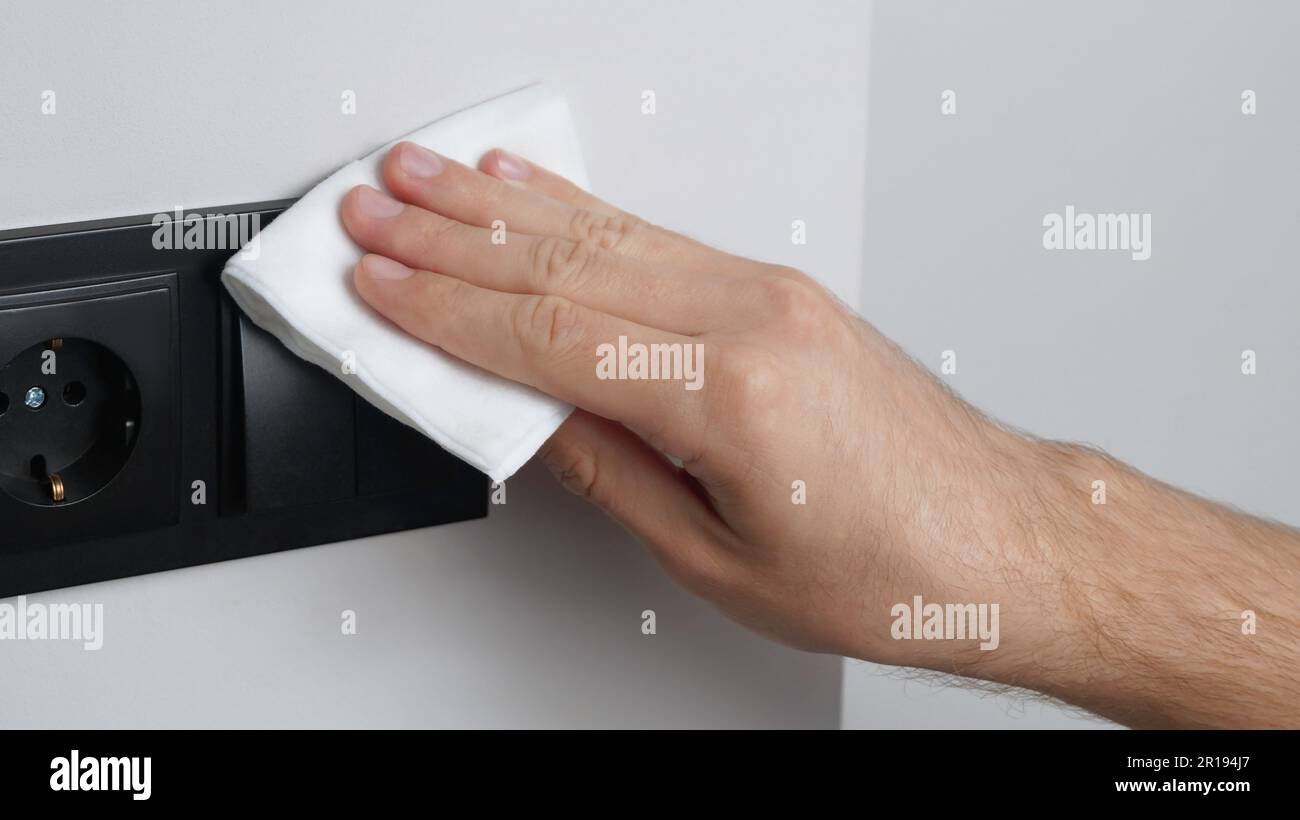 Light switch cleaning hi-res stock photography and images - Alamy