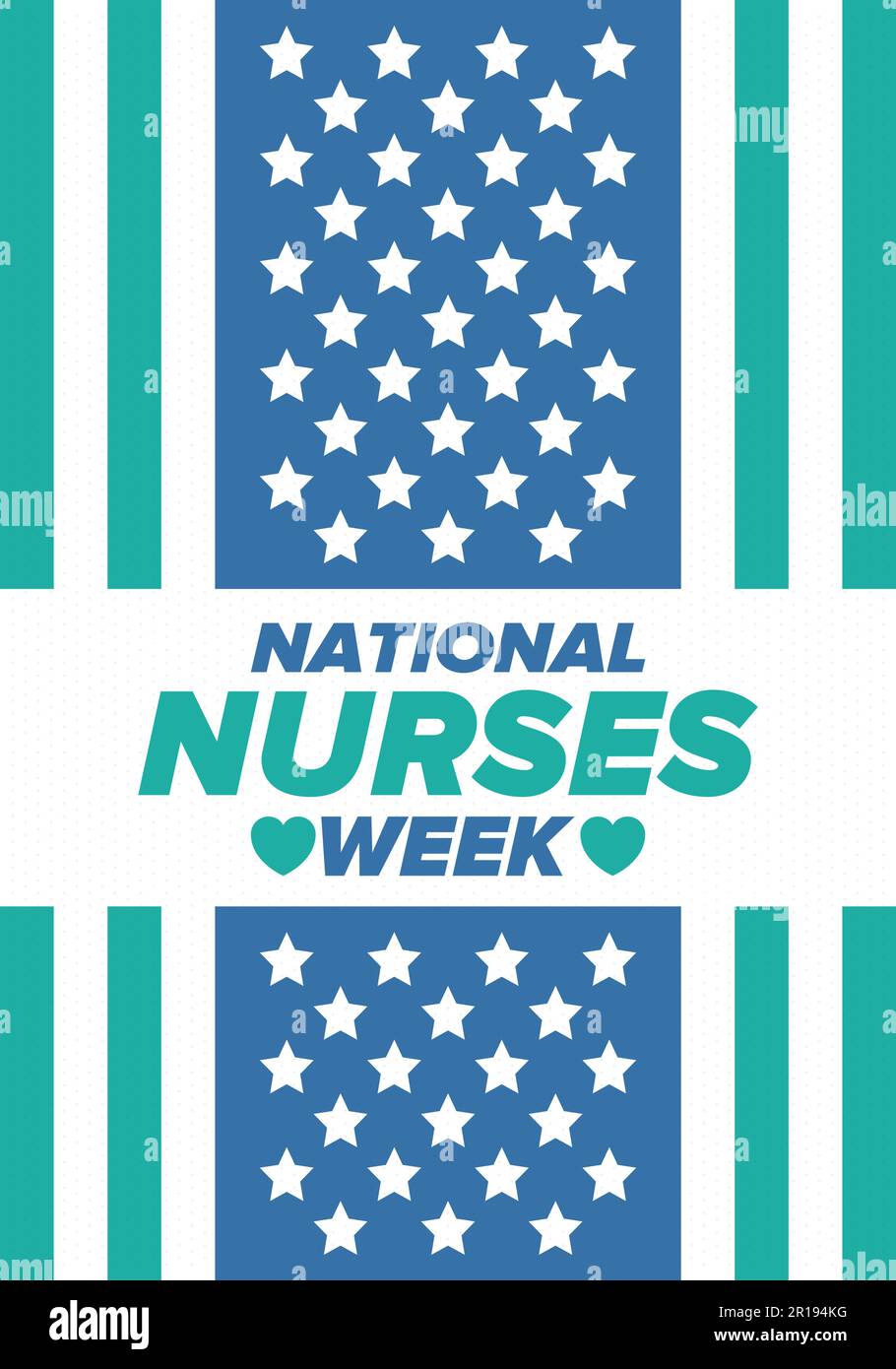National Nurses Week. Thank you nurses. Medical and health care ...