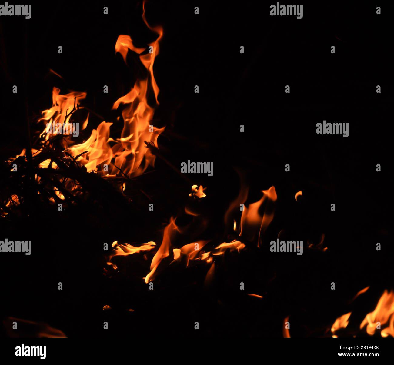 Burning power. Flames from hell. Fire spark background. Beautiful ...