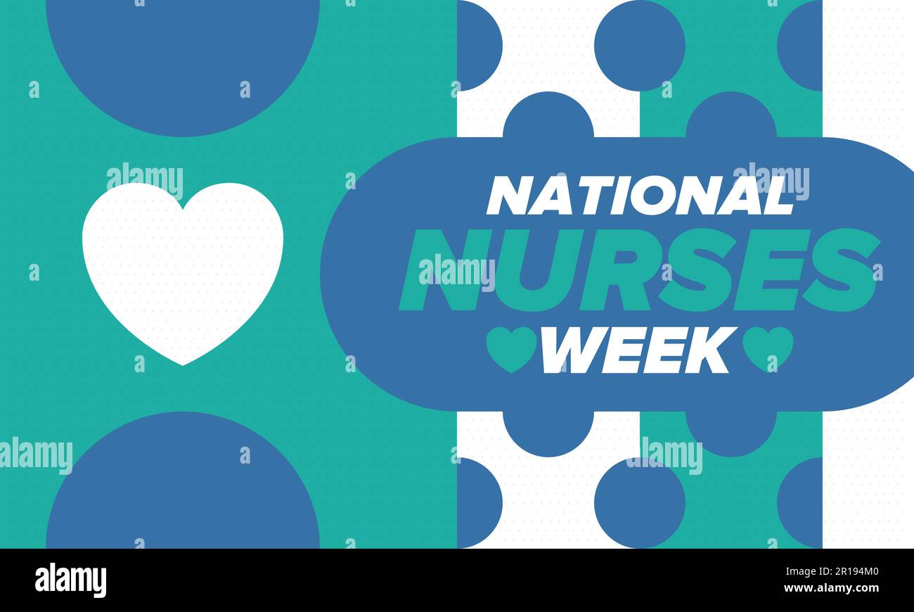 National Nurses Week. Thank you nurses. Medical and health care ...