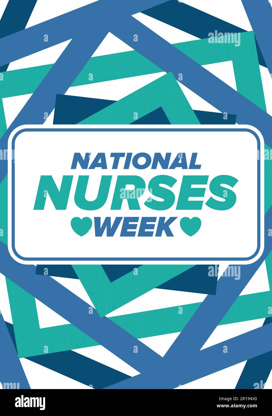National Nurses Week. Thank you nurses. Medical and health care ...