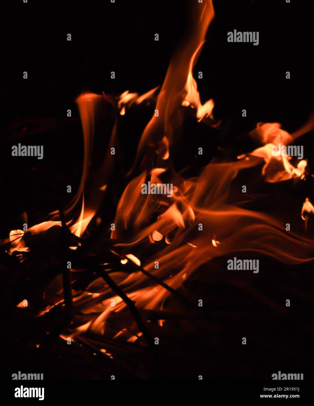 Burning power filmed on high speed cinema camera. Flames from hell ...