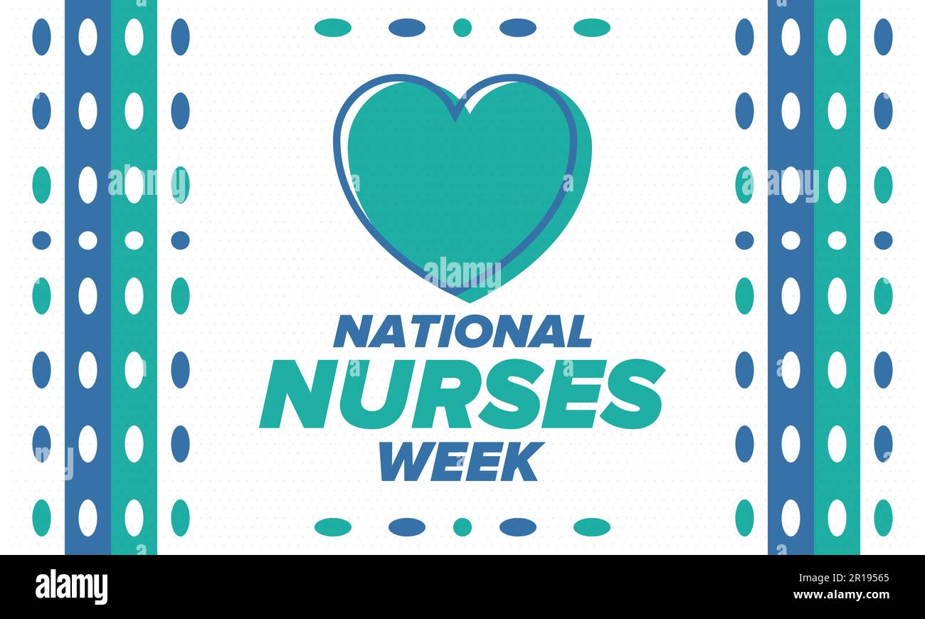 National Nurses Week. Thank you nurses. Medical and health care ...