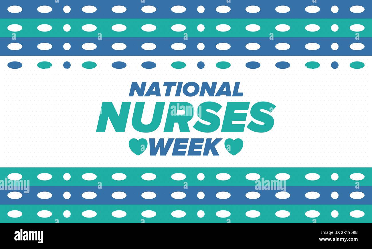 National Nurses Week. Thank you nurses. Medical and health care ...