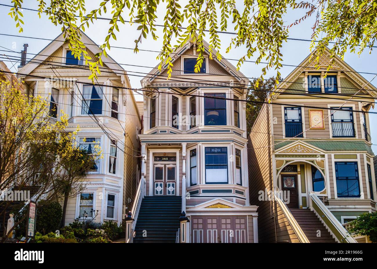 Colorful victorian house hi-res stock photography and images - Alamy