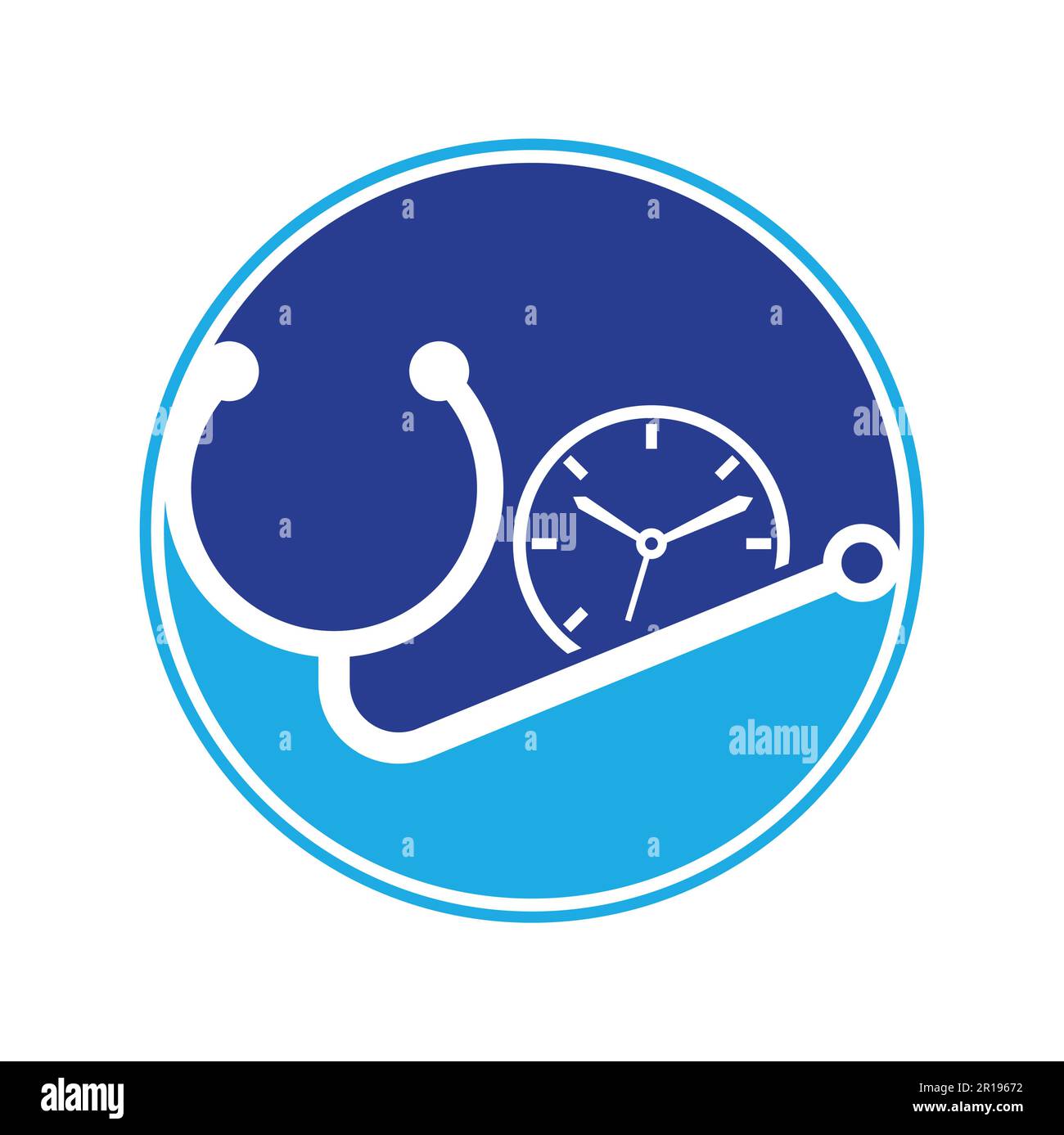 Medical time vector logo design template. Health and medical or ...