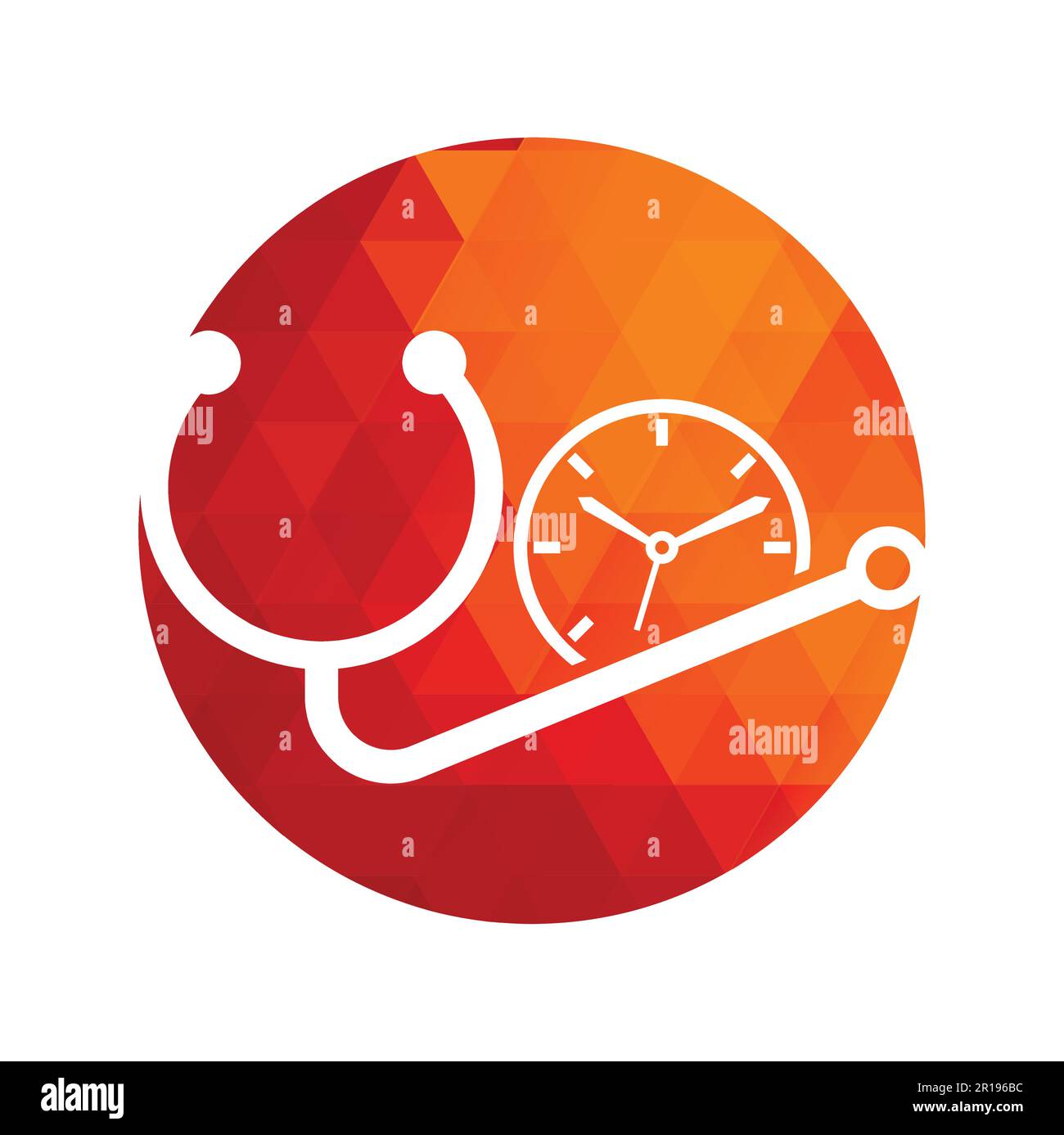 Medical time vector logo design template. Health and medical or ...