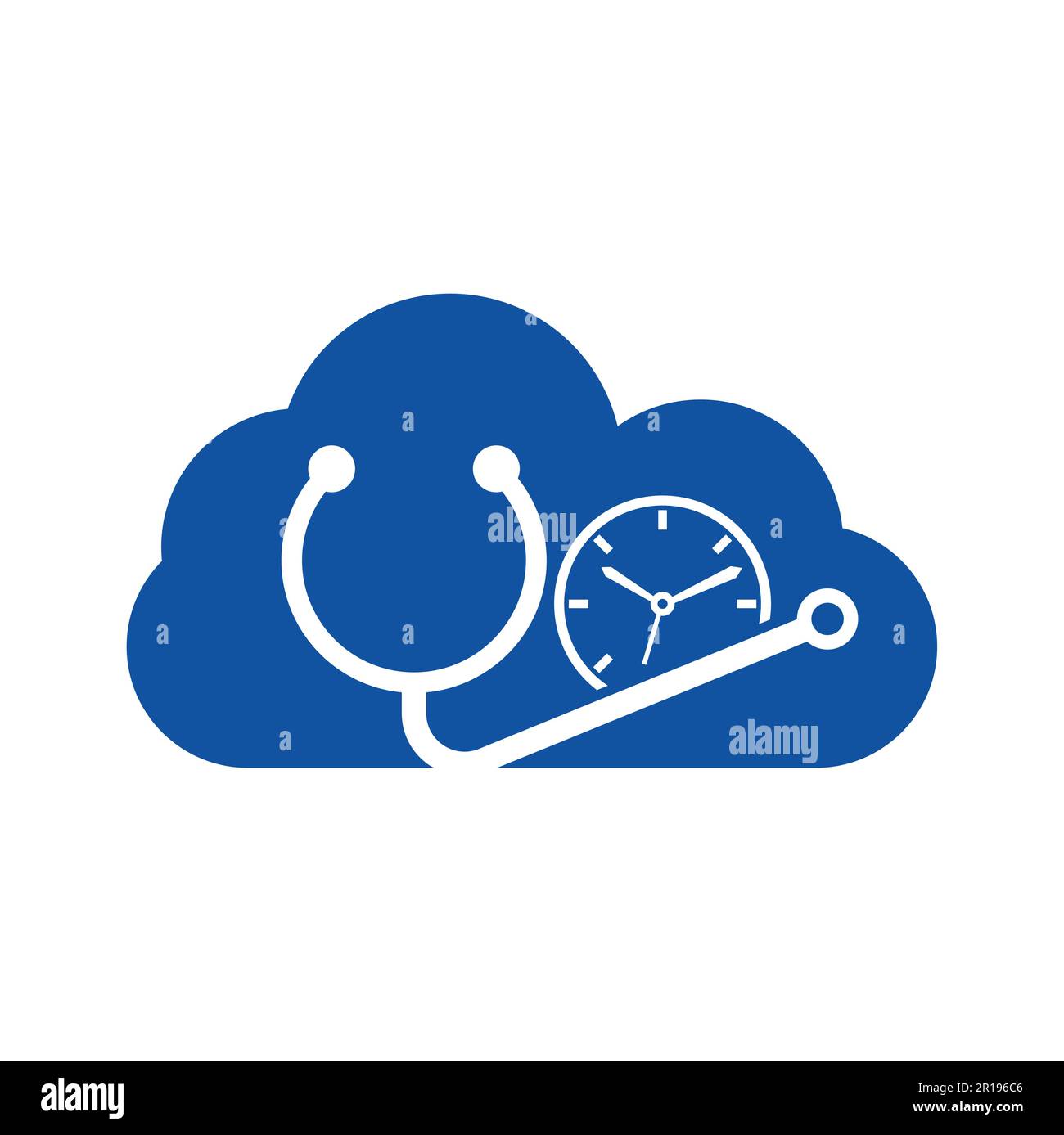 Medical time vector logo design template. Health and medical or ...