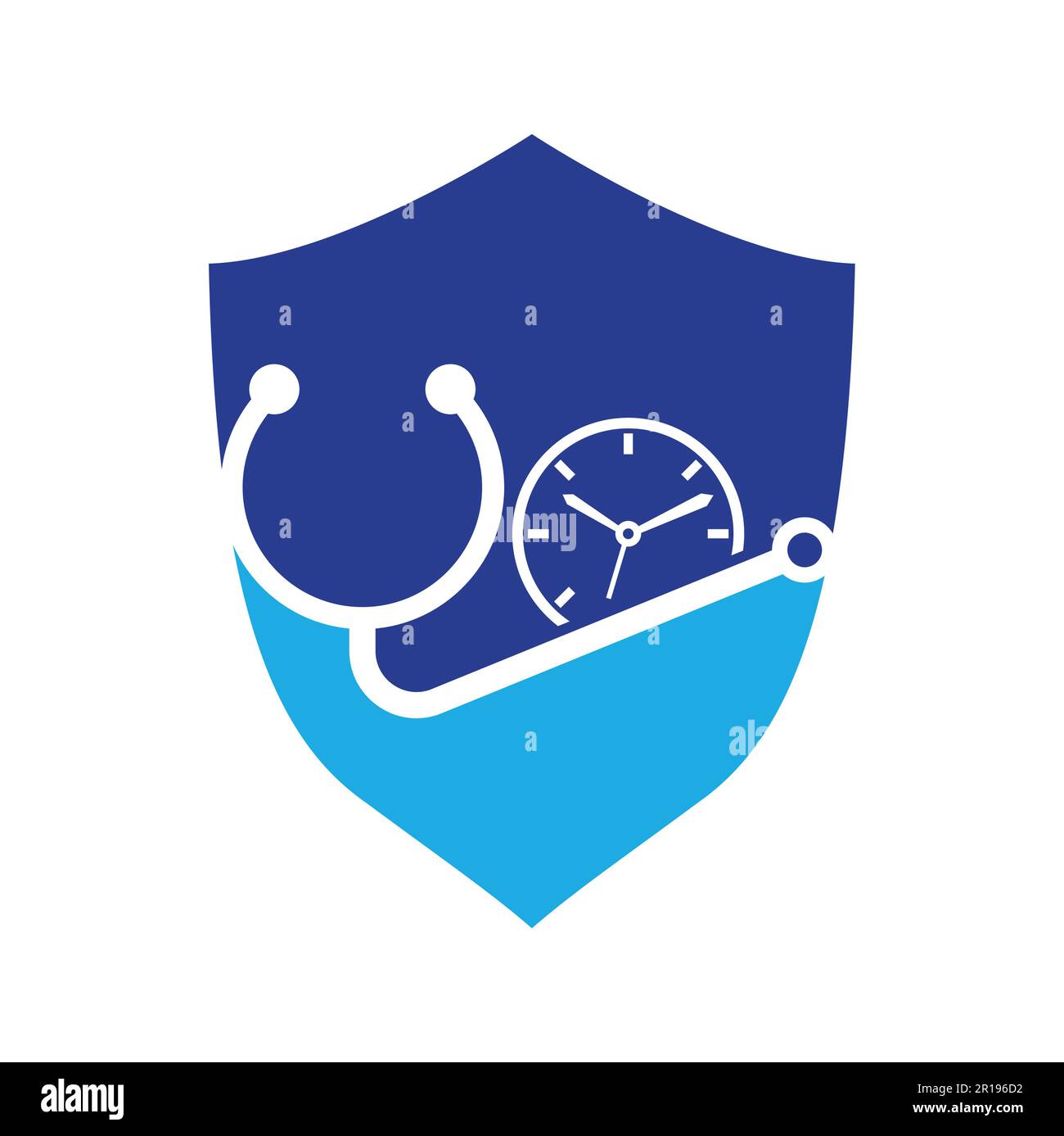 Medical time vector logo design template. Health and medical or ...