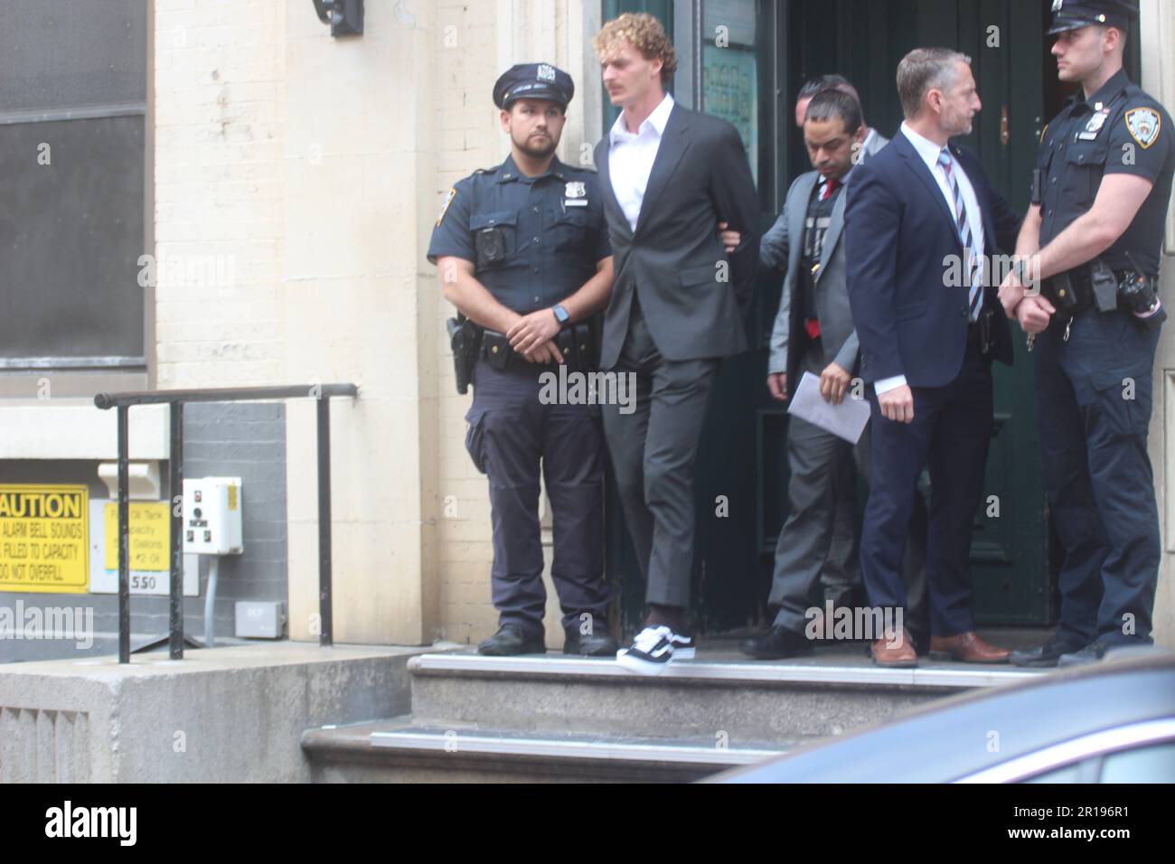 New York, USA. 12th May 2023: Daniel Penny is led from NYPD 5th ...