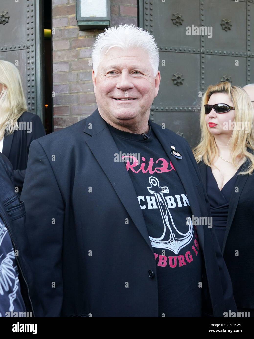 Hamburg, Germany. 12th May, 2023. Carsten Marek, owner of the pub "Zur ...