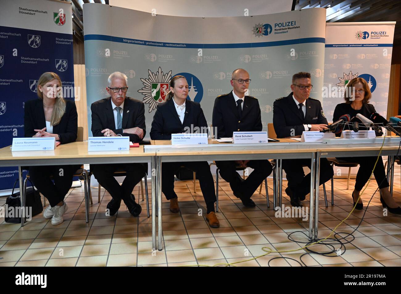 Duesseldorf, Germany. 12th May, 2023. Laura Neumann (l-r), Düsseldorf ...