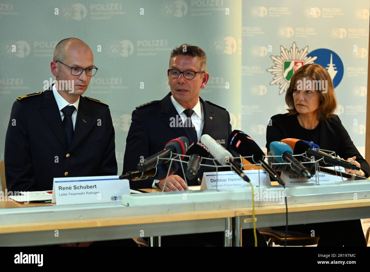 Duesseldorf, Germany. 12th May, 2023. Rene Schubert (l-r), head of the ...