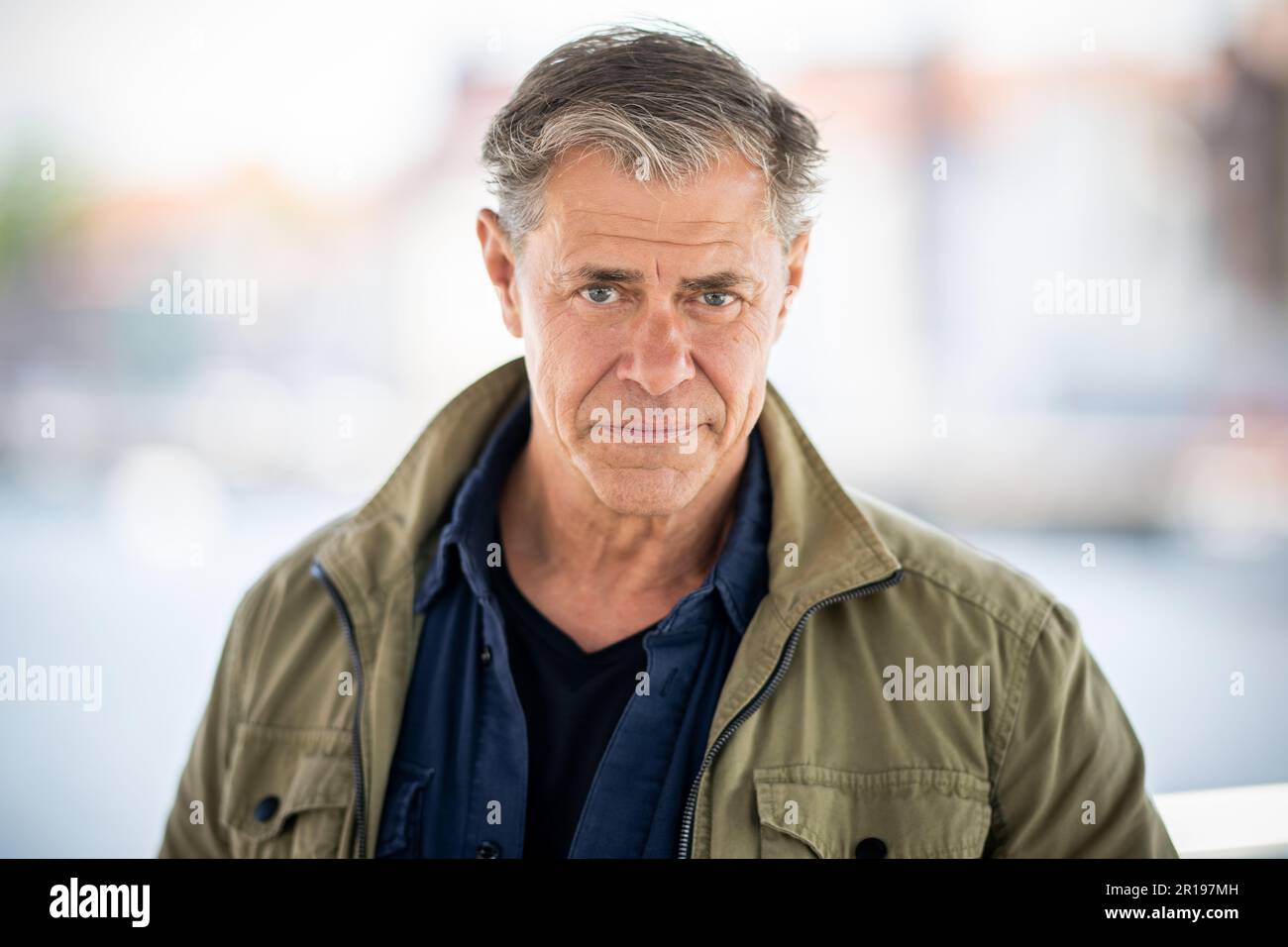 12 May 2023, Schleswig-Holstein, Lübeck: Sven Martinek, actor, stands ...