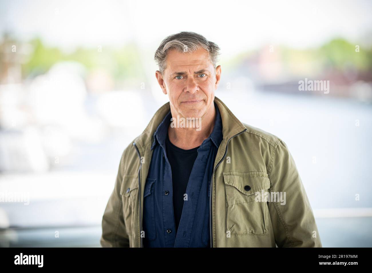 12 May 2023, Schleswig-Holstein, Lübeck: Sven Martinek, actor, stands ...
