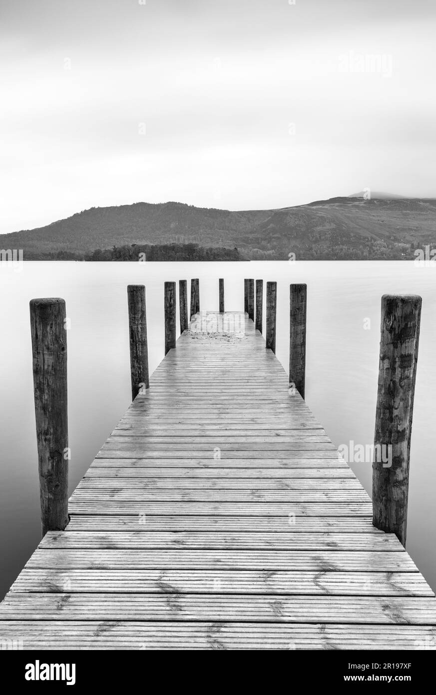Hawes End Jetty, Derwentwater, Lake District National Park, Cumbria ...