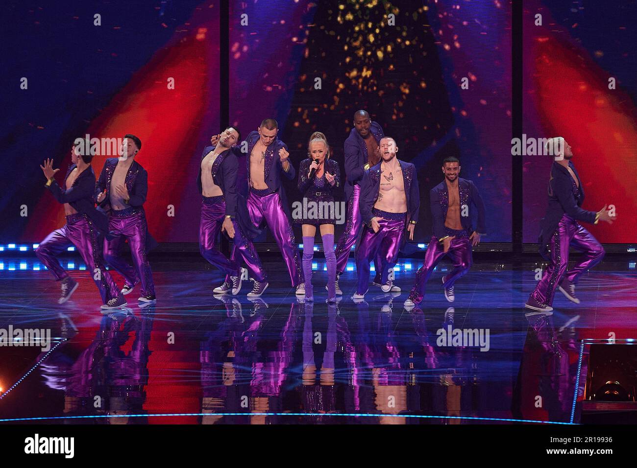 Liverpool, UK . 12 May, 2023 . Sonia pictured performing on stage at ...