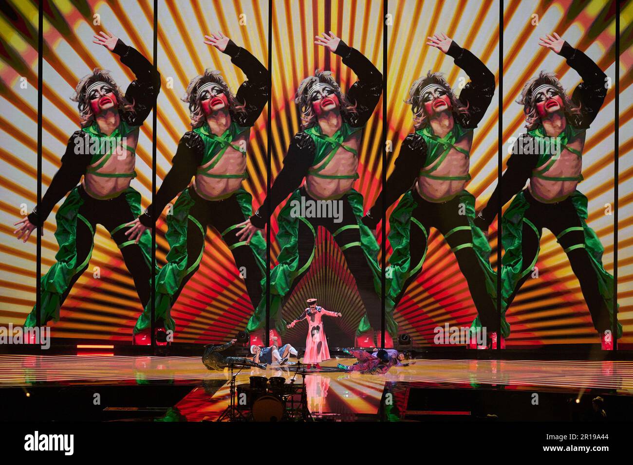 Liverpool, UK . 12 May, 2023 . Let 3 representing Croatia pictured ...