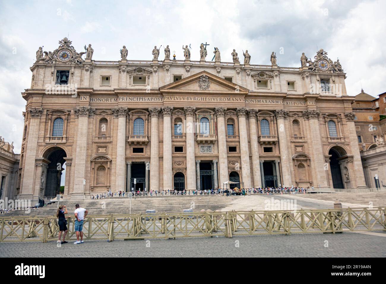 A large building of Dome in the Vatican, Rome, Italy Stock Photo - Alamy