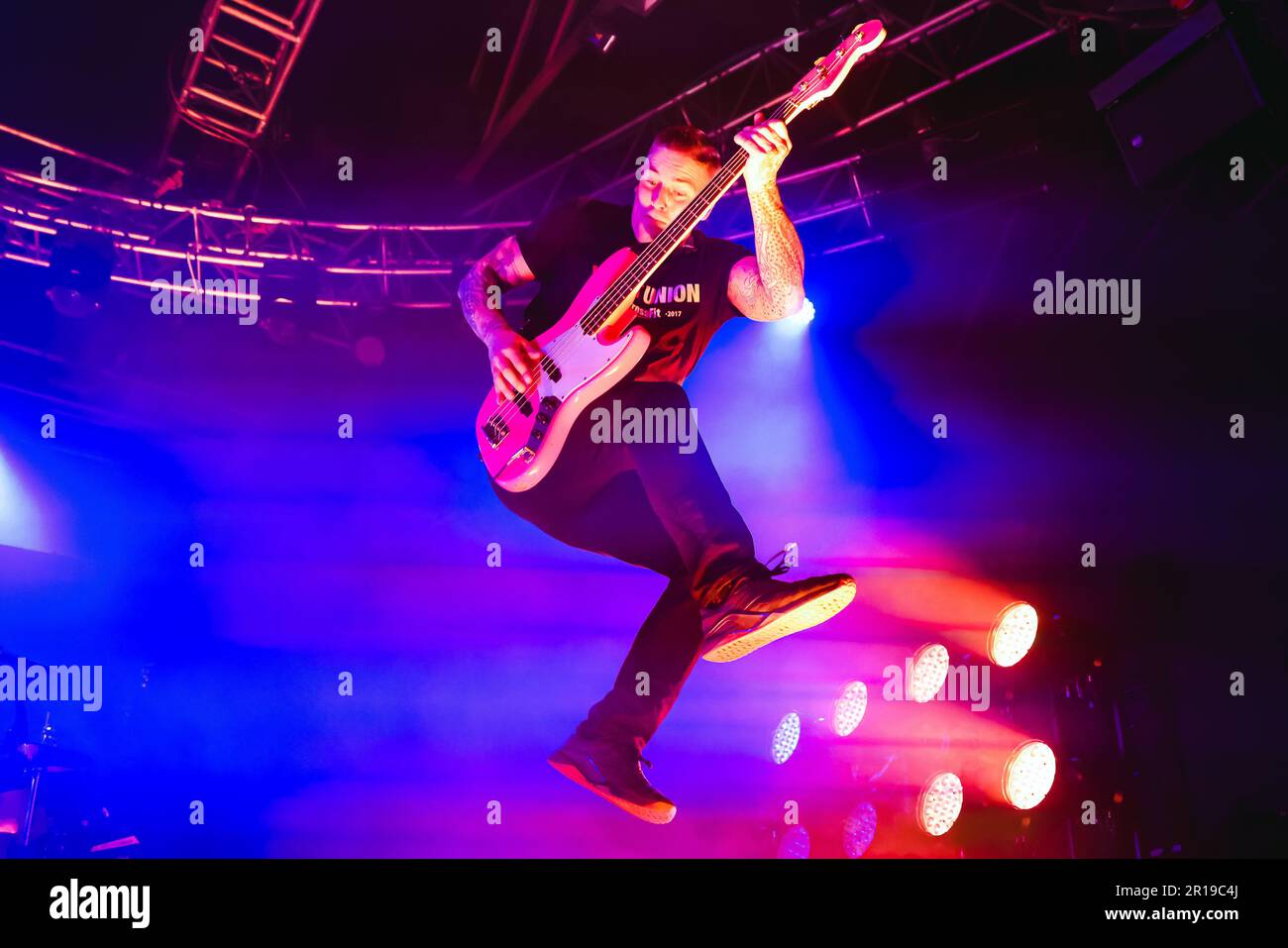 Zachary Steven Merrick of All Time Low performs live at Fabrique on ...