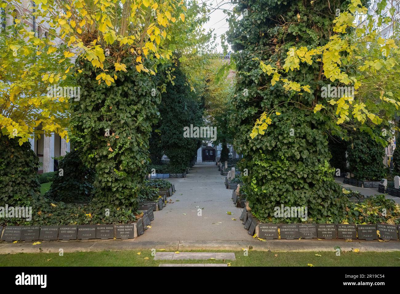 Budapest, Hungary - November 25th, 2022: A holocaust memorial in the ...