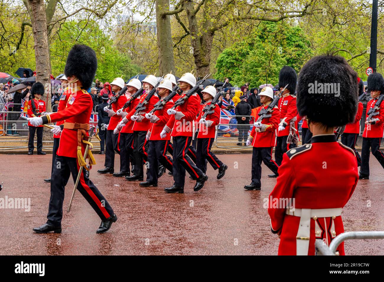 The Royal Gibraltar Regiment Take Part In The King's Procession Along ...