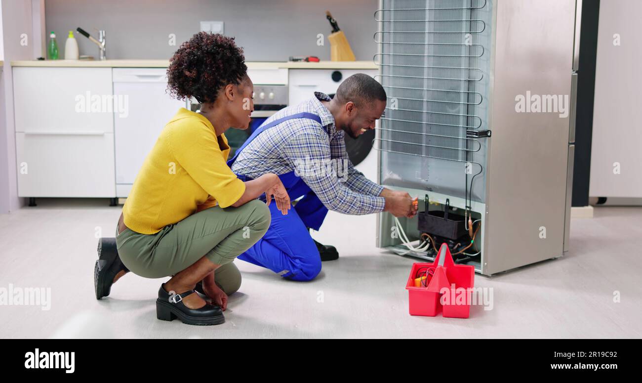 Broken fridge hi-res stock photography and images - Alamy