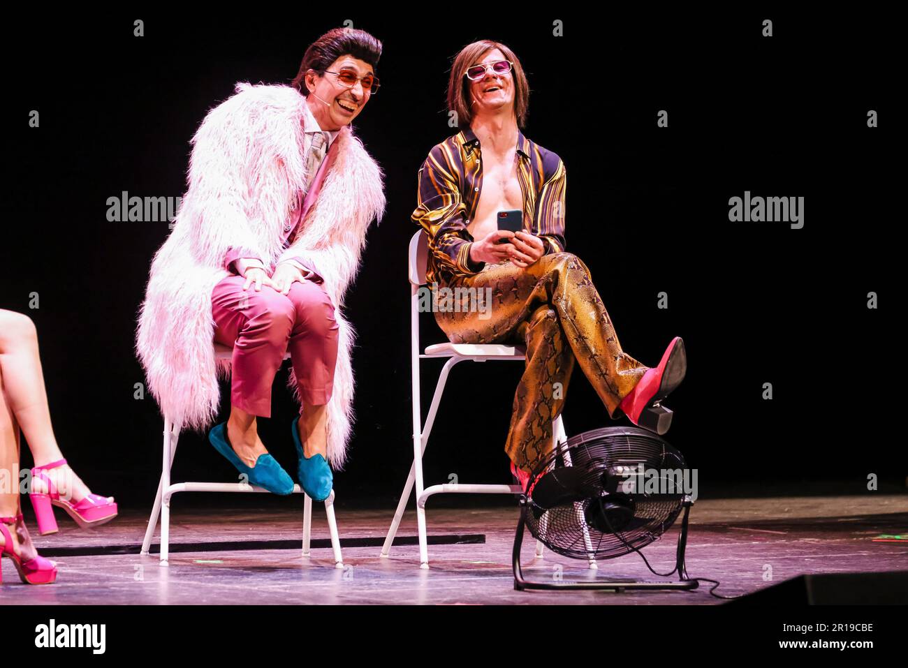 Francesco Mandelli and Fabrizio Biggio of I Soliti Idioti performs live ...