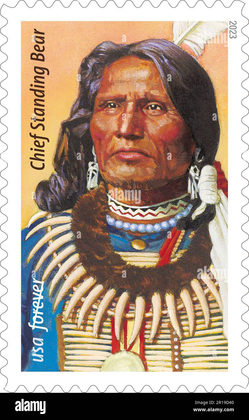 This image provided by the U.S. Postal Service shows the new stamp ...