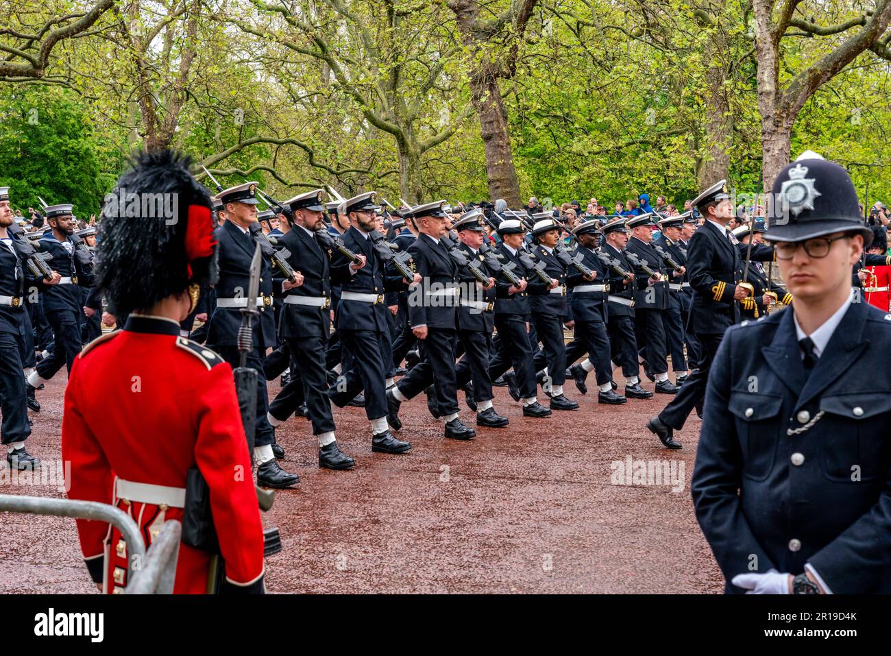 Members of Britain's Royal Navy March Along The Mall As Part Of The ...