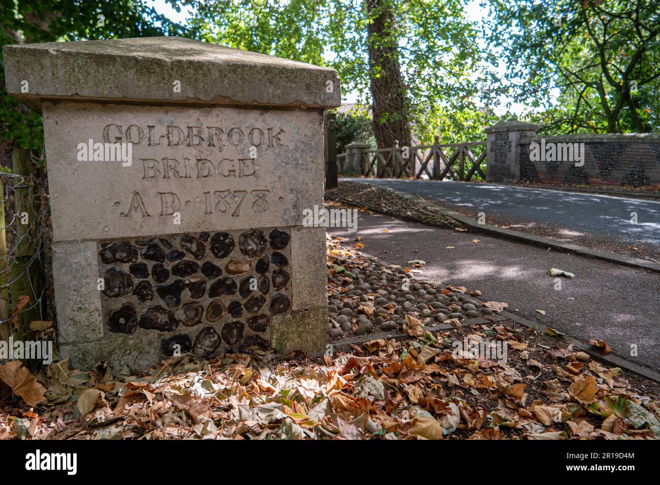 Goldbrook Bridge – King Edmund capture – Hoxne – AD870 Stock Photo - Alamy