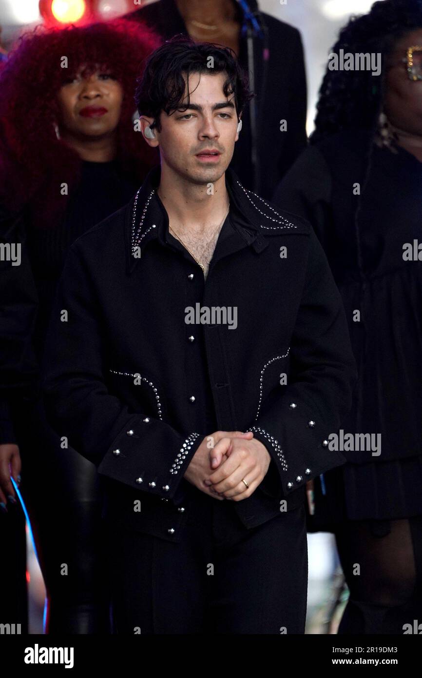 New York, NY, USA. 12th May, 2023. Joe Jonas, Jonas Brothers on stage ...