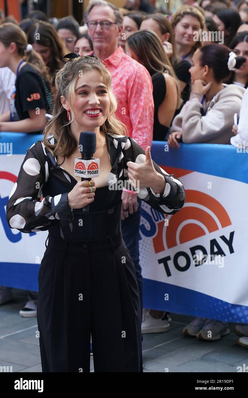 New York, NY, USA. 12th May, 2023. Haley Lu Richardson on stage for NBC ...