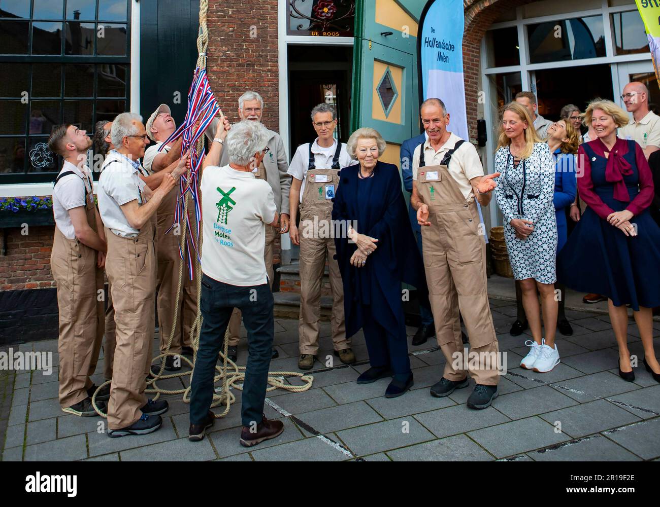 Delft, Niederlande. 12th May, 2023. Princess Beatrix of the Netherlands ...