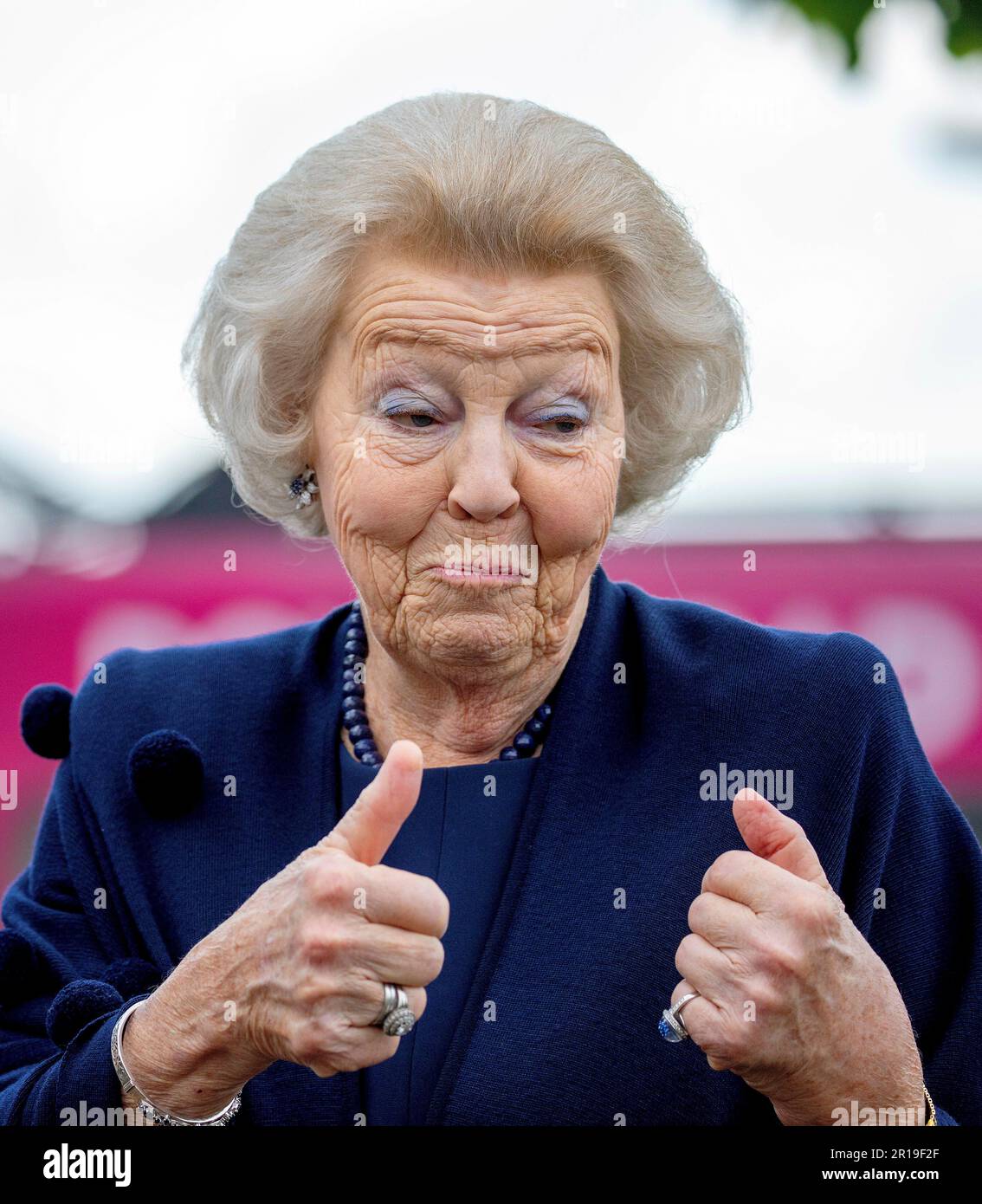 Delft, Niederlande. 12th May, 2023. Princess Beatrix of the Netherlands ...